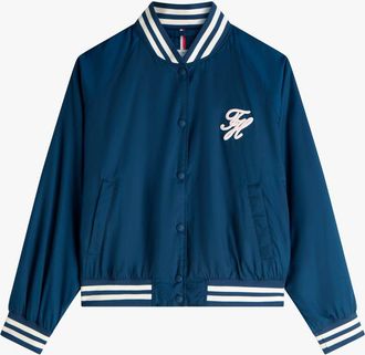 Tommy Hilfiger Bomber broderie logo sur poitrine et &agrave; larri&egrave;re