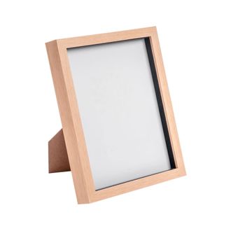Nicola Spring 3D-Schattenbox-Fotorahmen - 8 x 10 Zoll (20 x 25 cm) - 1 St&uuml;ck - 3D-Fotorahmen aus hellem Holz, 3D-Box, Bilderrahmen, Box, Portr&auml;t-Vitrine f&uuml;r Kunstha