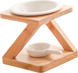 DOITOOL Aromalampe Teelicht Duftlampe &Auml;therische &Ouml;le Brenner Wax Melt W&auml;rmer f&uuml;r Schlafzimmer Yoga B&uuml;ro Wohnzimmer Dekor Kreativer Duftspender f&uuml;r Zuhause