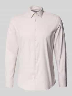 Jake*s Slim Fit Business-Hemd mit Kentkragen