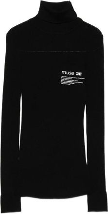 Elisabetta Franchi Femme, Pulls, Noir, Taille: 42 FR Pull Noir pour Femmes Aw25