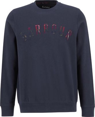 Barbour Homme, Sweatshirts et sweats &agrave; capuche, Bleu, Taille: 2XL Wynter Crew Neck SweaT-shirt