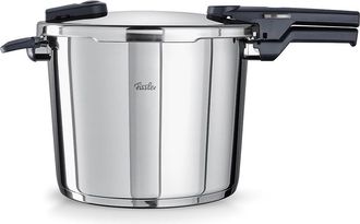 FISSLER Vitaquick/Schnellkochtopf (10 L, &Oslash; 26 cm) Edelstahl-Dampfkochtopf, 2-Garstufen, Made in Germany - Induktion