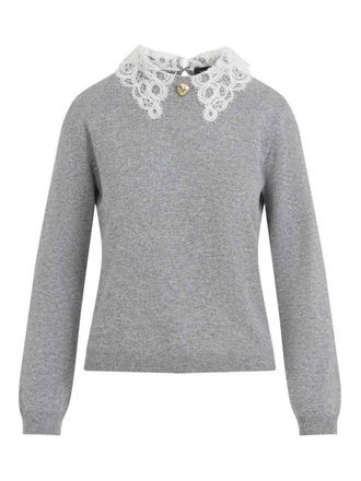 Fabiana Filippi Rundhalspullover - Taupe