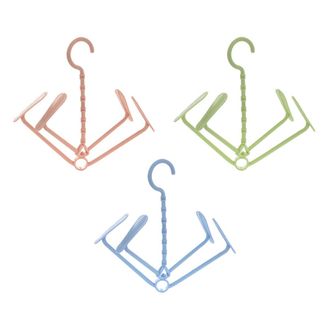 BESPORTBLE 3 St&uuml;ck Schuhtrockner aus Kunststoff Faltbarer Schuhst&auml;nder mit Clips Platzsparender Schuh Organizer f&uuml;r Stiefel und Schuhe H&auml;ngend f&uuml;r Balkon und Hau