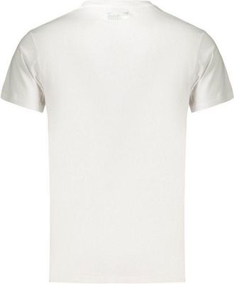 Dirk Bikkembergs T-Shirt Wei&szlig;es Herren Kurzarm-T-Shirt mit Allover-Logo und