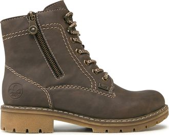 Rieker Schn&uuml;rstiefeletten Rieker Y9134-25 Braun