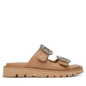 Eva Minge Pantoletten Eva Minge LILY-VII75-06-1 Beige