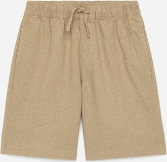 Arket Leinen-Shorts -Beige