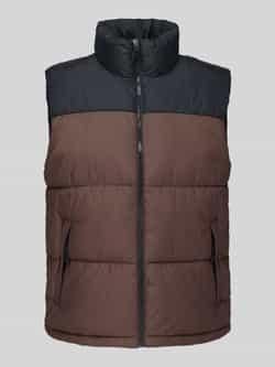 Only & Sons Steppweste mit hohem Stehkragen
