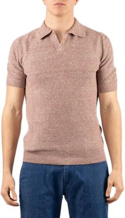 Gran Sasso Homme, Tops, Rose, Taille: S Polo