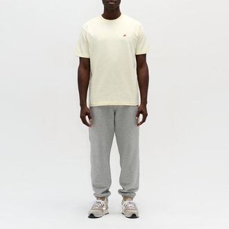 New Balance Homme Made in USA Core T-Shirt en Jaune, Jersey de coton, Taille 2XL