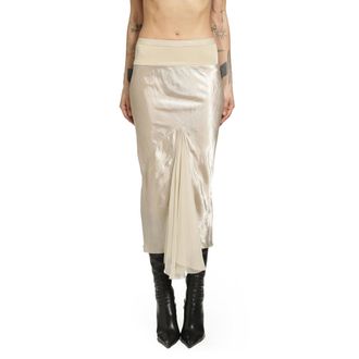 Rick Owens Temple A-Line Bias Skirt