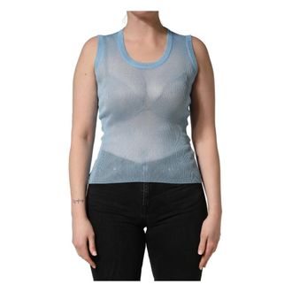 Dolce & Gabbana Damen, Oberteile, Blau, 2XSGr&ouml;&szlig;e