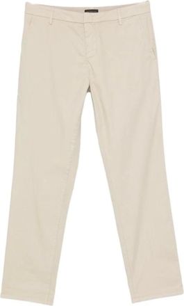 Dondup Homme, Pantalons, Beige, Taille: W34 Chinos Jambe Droite