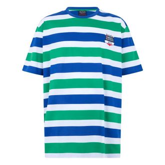 Paul & Shark Gestreiftes Baumwoll-T-Shirt - - Tops - Herren - Mehrfarbig - 3XL