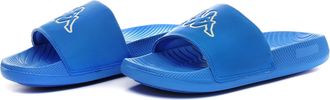 Kappa Unisex Logo Steeve Schiebe-Sandalen, Blue Lt White Tofu, 43 EU