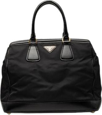 Prada Sac cabas en nylon Pre-owned - Femme - Pre-owned - Noir - Taille: ONE Size