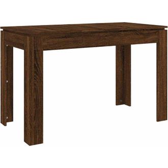 vidaXL Esstisch Braun Eichen-Optik 120x60x76 cm Holzwerkstoff Vidaxl