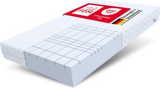 FDM Matratze 120x200 cm Härtegrad H4 Höhe 20 cm Kaltschaummatratze HR-Schaum 7 Komfortzonen mit Hypoallergenem Waschbarem Premium-Bezug Oeko-Tex Pearl MAX