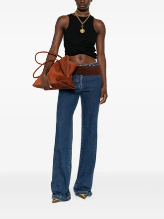 Etro Womens Jeans Straight Leg Blue Cotton
