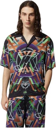 John Richmond Homme, Chemises, Multicolore, Taille: 2XL Printed Shirt