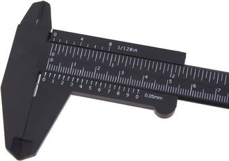 Generic Mini-Messgerät, 150 mm, wiederverwendbar, Kunststoff, Schieber, Messgerät, Lineal, für Heimwerker, professioneller Prozess