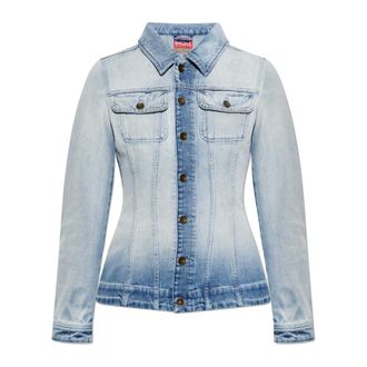Diesel Femme, Vestes, Bleu, Taille: 38 FR De-Katerin-S Jacket