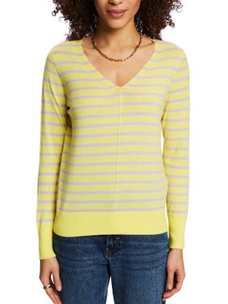Esprit Damen 994EE1I305 Pullover, 771/PASTEL Yellow 2, Small