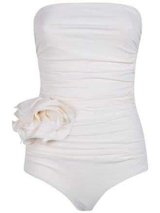 Magda Butrym Costume Intero Flower Waist Onepiece Swimwear