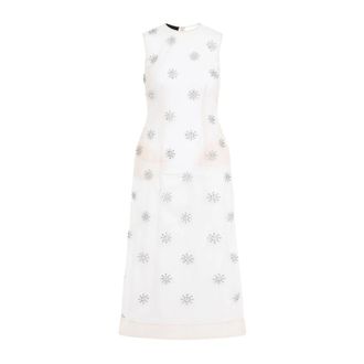 Simone Rocha Elegantes Nude Kleid Aw24 - - Dresses - Damen - Wei&szlig; - 3XL