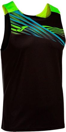 Joma Ärmelloses T-Shirt Elite x Schwarz Neongelb