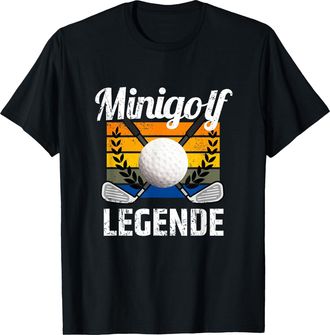 Foxxy Merch Minigolf Legende Golfball Golf Lustige Sprüche Golfspieler T-Shirt
