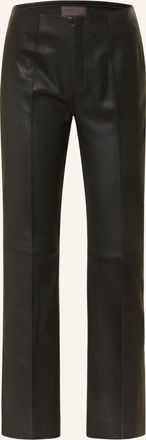 Stouls Stouls 7/8-Hose Georgette Aus Leder schwarz