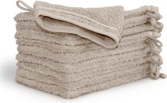 Möve Waschhandschuhset New Classic 10-TLG Handtücher - 10x 20x15 cm, 100% Baumwolle