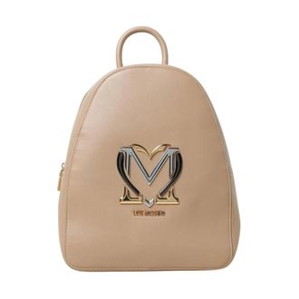 Love Moschino Femme, Sacs, Beige, Taille: ONE Size Sac &agrave; Dos &Eacute;l&eacute;gant avec Fermeture &Eacute;clair