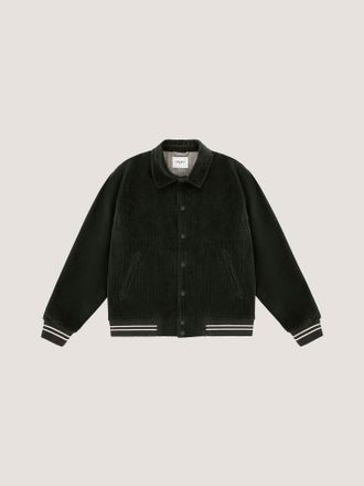 Circolo 1901 Varsity jacket Dark forest corduroy / XL