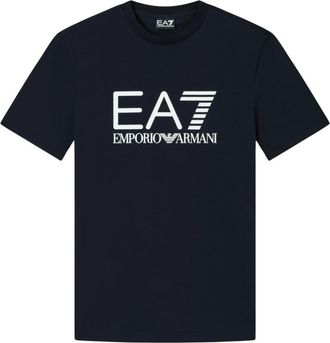 Emporio Armani Emporio Armani Ea7, Homme, Tops, Bleu, Taille: 2XL Short Sleeve T-Shirt
