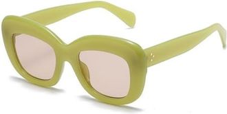 Generic Lunettes de soleil oversize tendance pour homme polaris&eacute;es pour femme(Green)