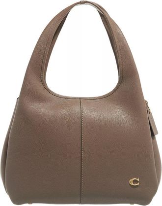 Coach Crossbody Bags - Polished Pebble Leather Lana Shoulder Bag - Gr. unisize - in Taupe - für Damen