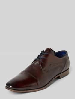 Bugatti Schn&uuml;rschuhe mit Label-Detail Modell Morino