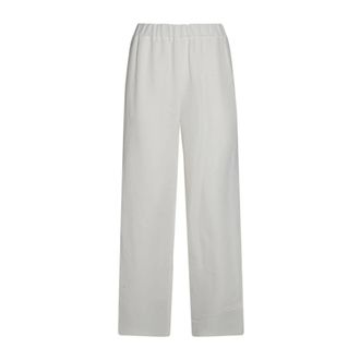 Fabiana Filippi Femme, Pantalons, Blanc, Taille: 40 FR Pantalon Blanc Style Élégant