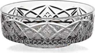 Cristalica Schale Konfektschale Obstschale Bow Transparent Handgeschliffen D 20 cm