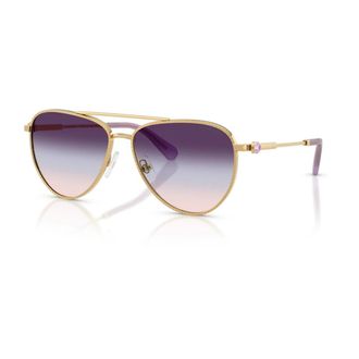 Swarovski Sk7031 Lunettes de soleil aviateur - Femme - Accessoires - Jaune - Taille: 59 MM