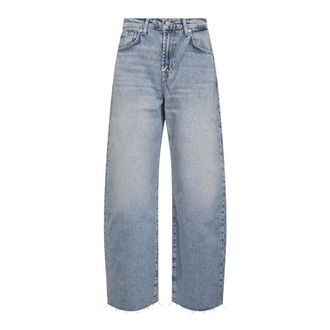 7 For All Mankind Femme, Jeans, Bleu, Taille: W25 Bonnie Barrel Leg