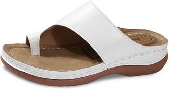 Generic Pantoufles dété pour femme avec tige dorteil, parfaites pour la plage et les sorties décontractées avec semelle intérieure de massage confortable à po