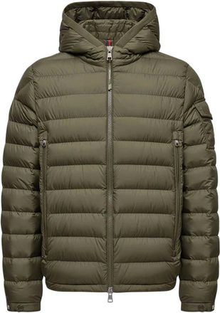 Moncler Homme, Vestes, Vert, Taille: S Galion Hooded Short Down Jacket