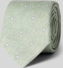 Gierremilano Seidenkrawatte aus reiner Seide mit Logo-Patch (7,5 cm)