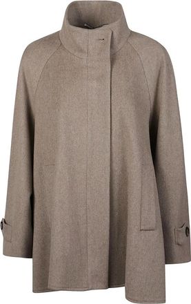 Tagliatore Leila Cape - - Jackets - Damen - Beige - XS