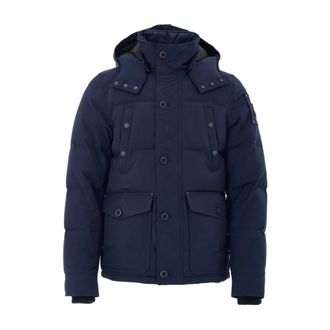 Moose Knuckles Homme, Vestes, Bleu, Taille: M Field Jacket Imbottita